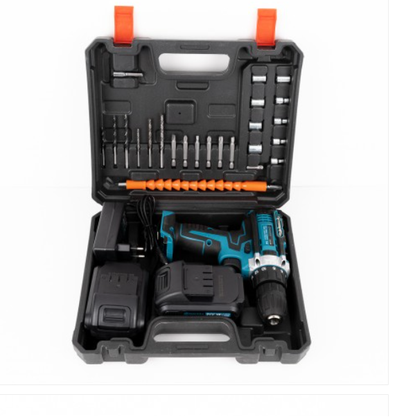 Trusa Bormasina, 2 acumulatori 21V 3Ah, 24 piese, 30Nm